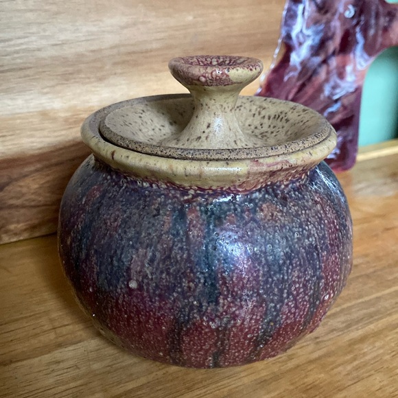Art | Handmade Pottery Container With Lid | Poshmark